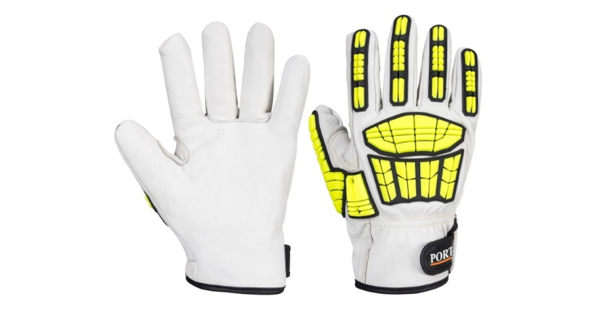 Portwest Anti-cut leather gloves Portwest A745 IMPACT PRO CUT